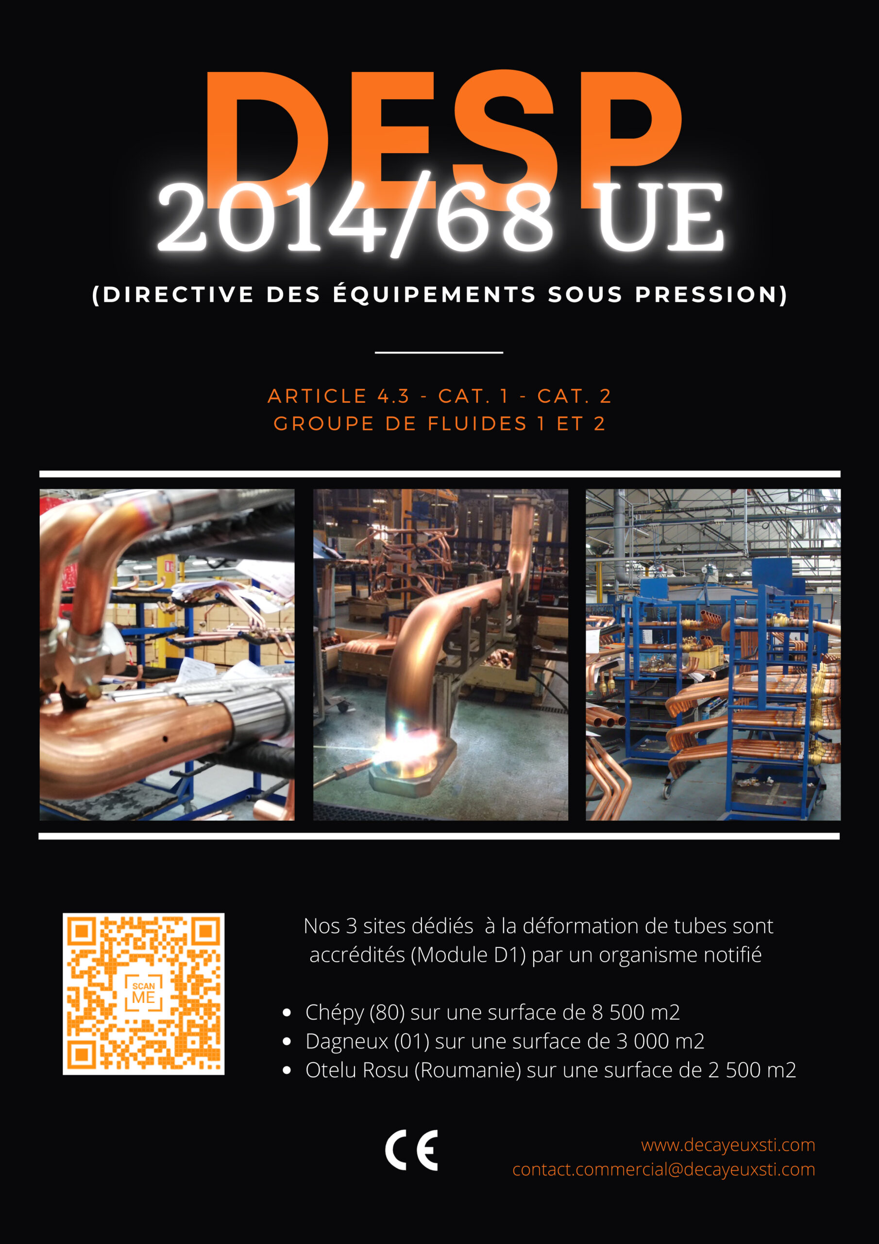 Pressure Equipment Directive | Bending - Stamping - Decayeux Sti